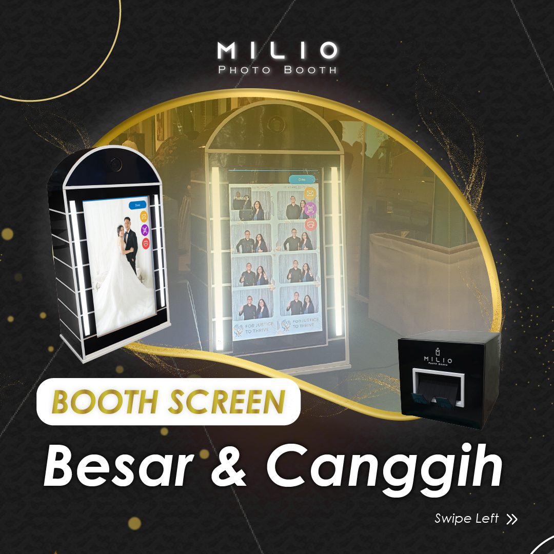 Our Premium Booth | MILIO Premium Photobooth | Bridestory