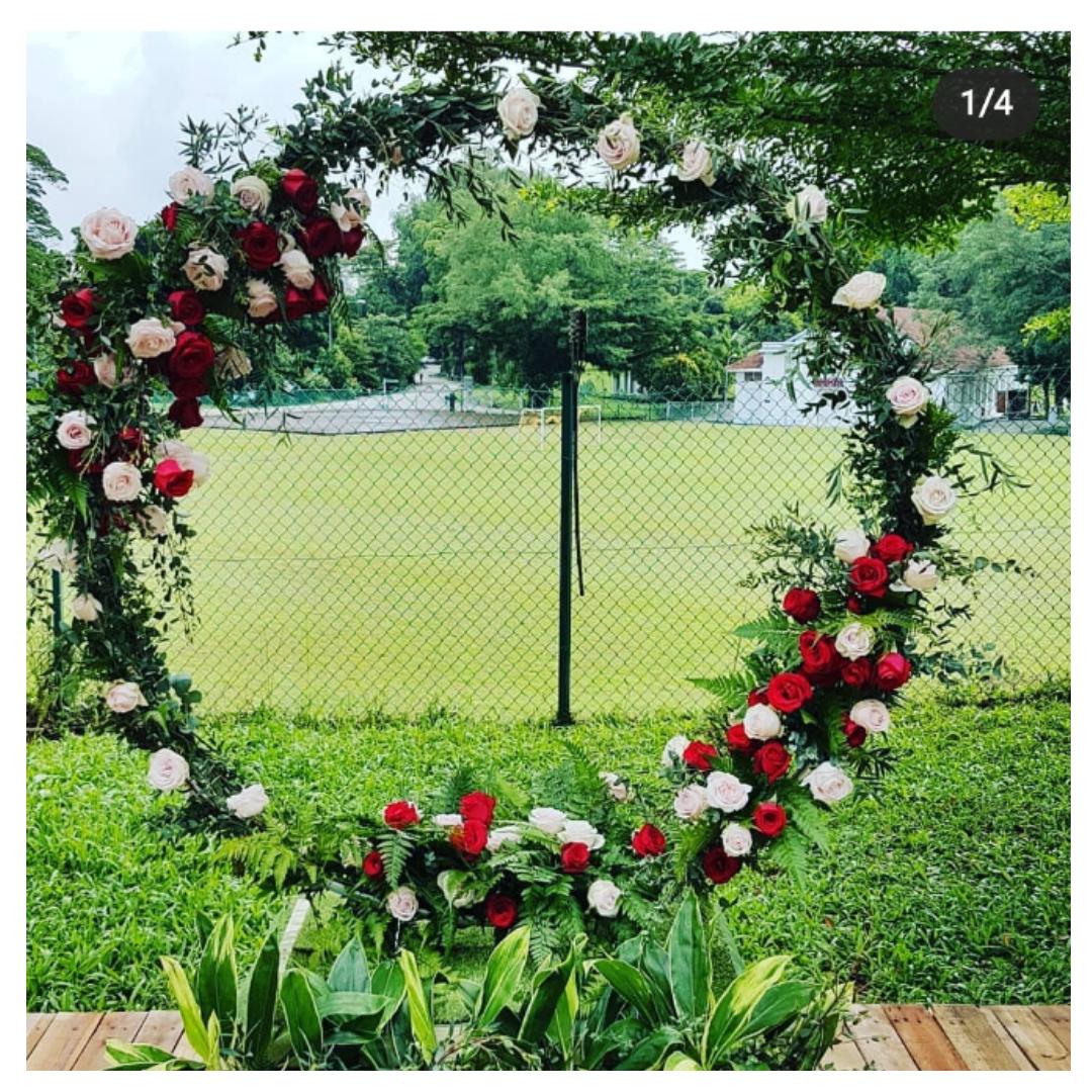 Customised Circular Arch for Rental | Prettyflowers@teo | Bridestory