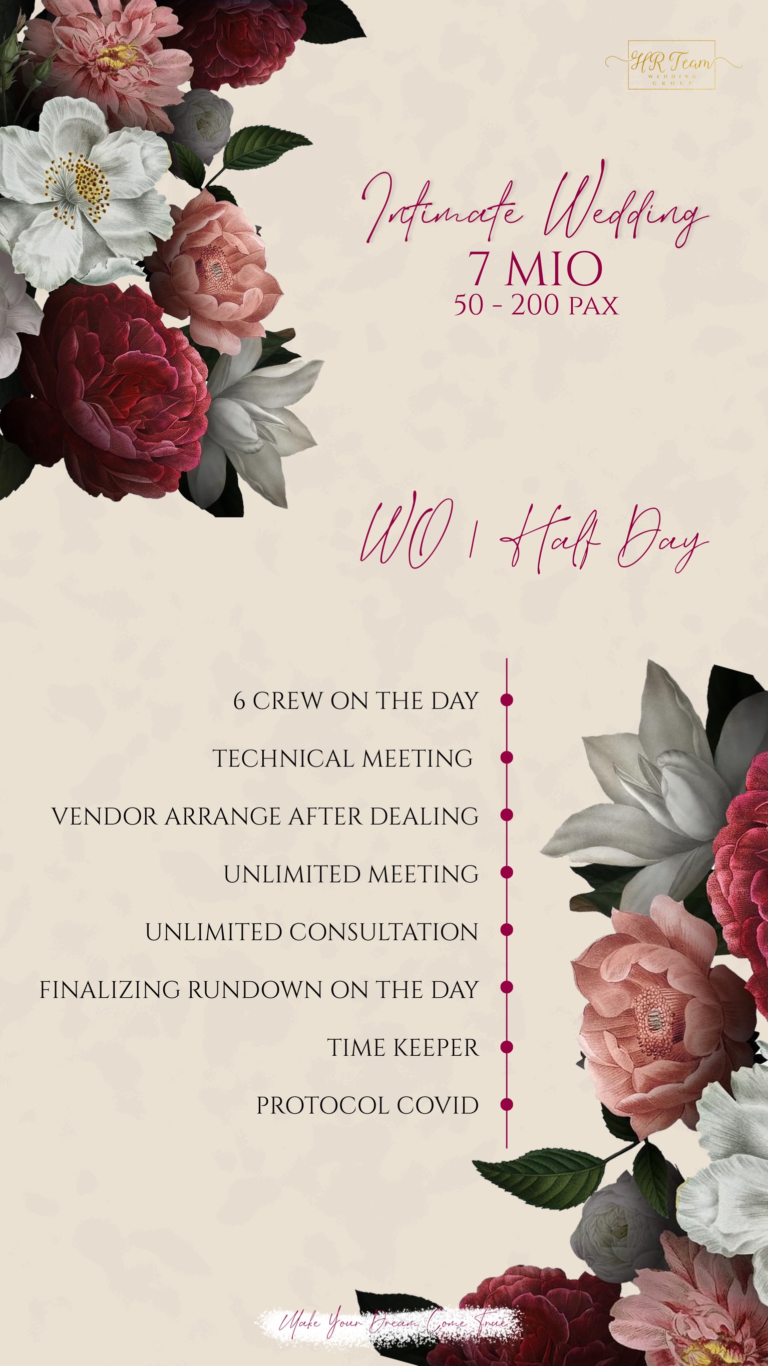 HR Team Wedding Group - Wedding Organizer Half Day oleh HR Team Wedding ...