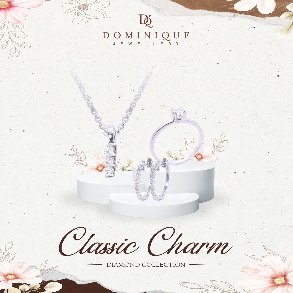 CLASSIC CHARM COLLECTIONS DIAMOND by Dominique Jewellery | Bridestory.com
