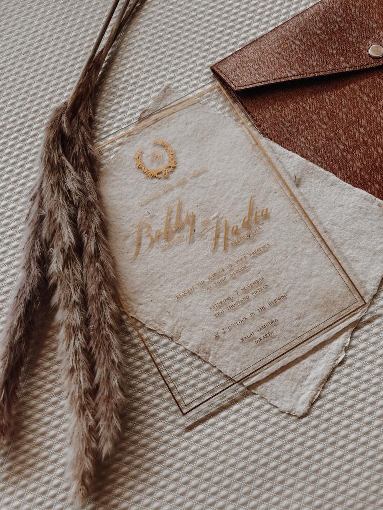 Acrylic Invitation oleh Signature Design | Bridestory Store