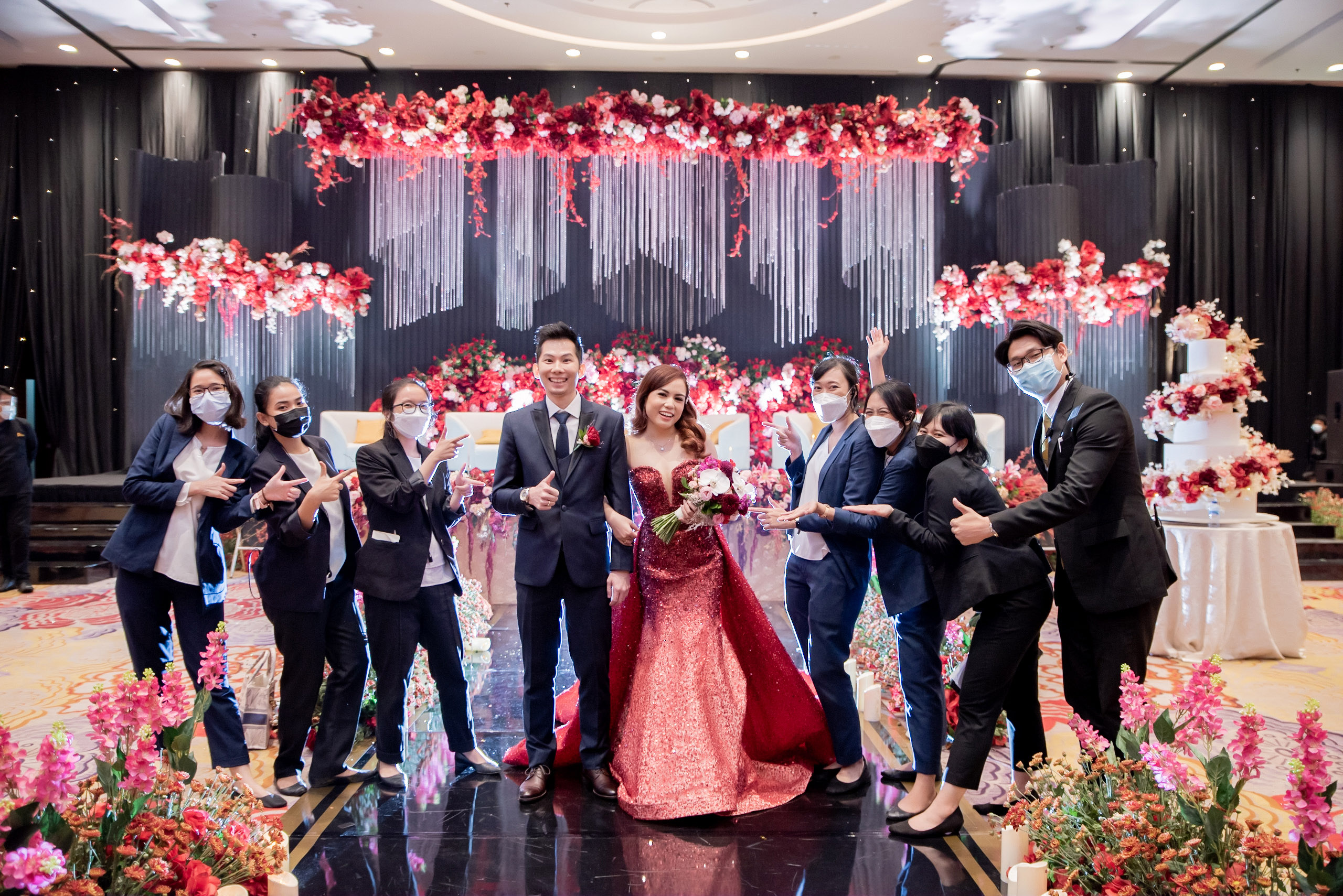 Wedding Team and the bride | IKK Wedding Venues | Bridestory