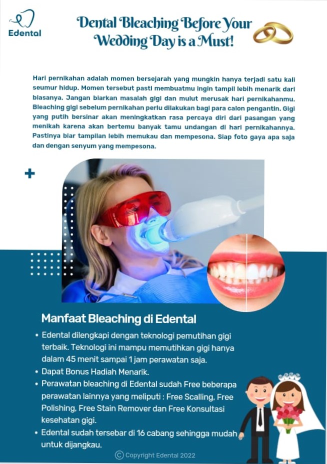 WELCOME TO EDENTAL CARE ( PERAWATAN BLEACHING GIGI ) by Edental ...