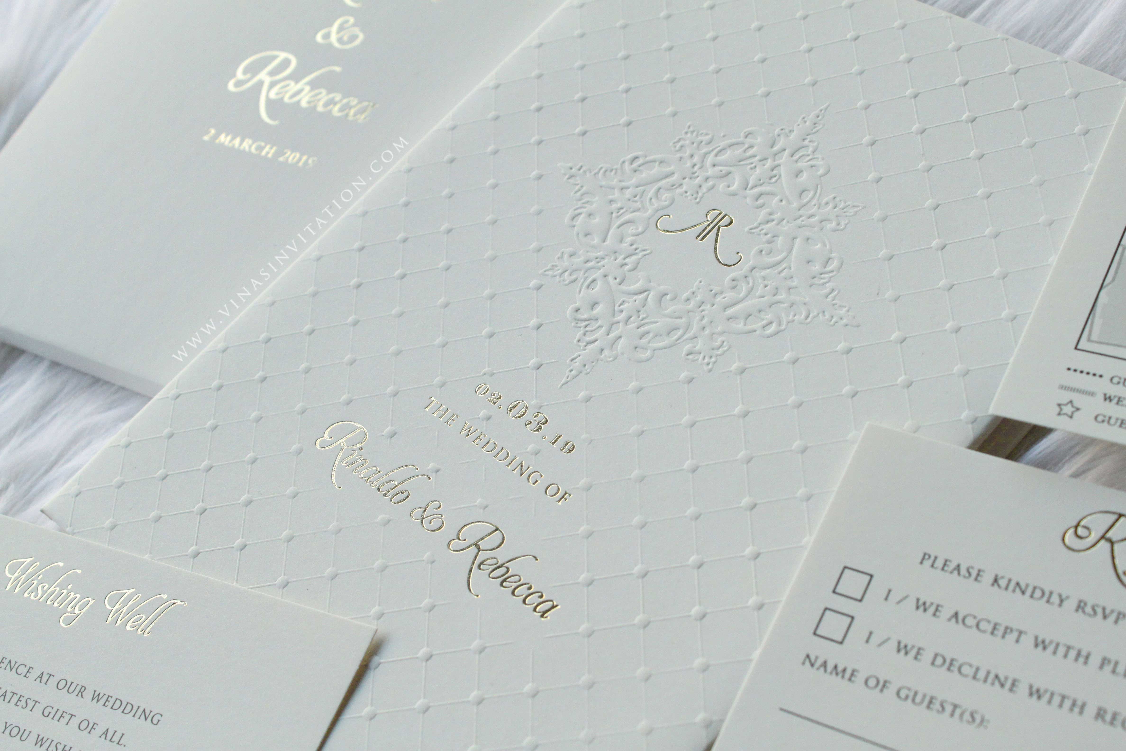 Rinaldo & Rebecca | Vinas Invitation | Bridestory