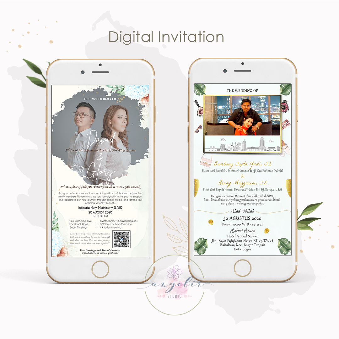 Digital Invitation | Custom Static Invitation by ANYELIR STUDIO ...