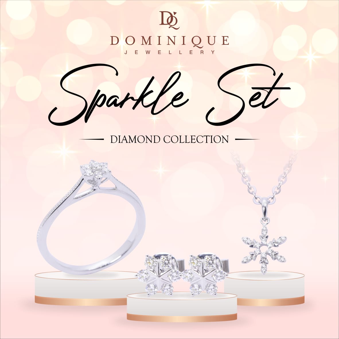 SPARKLE SET COLLECTIONS DIAMOND by Dominique Jewellery | Bridestory.com