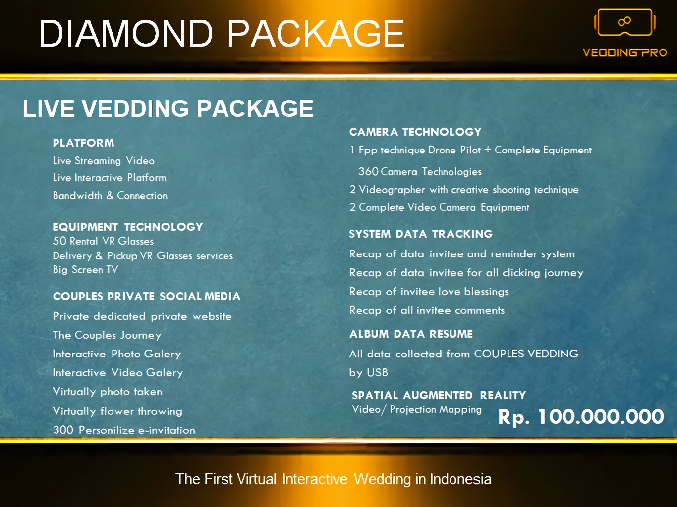 Diamond Package oleh Vedding Pro | Bridestory Store