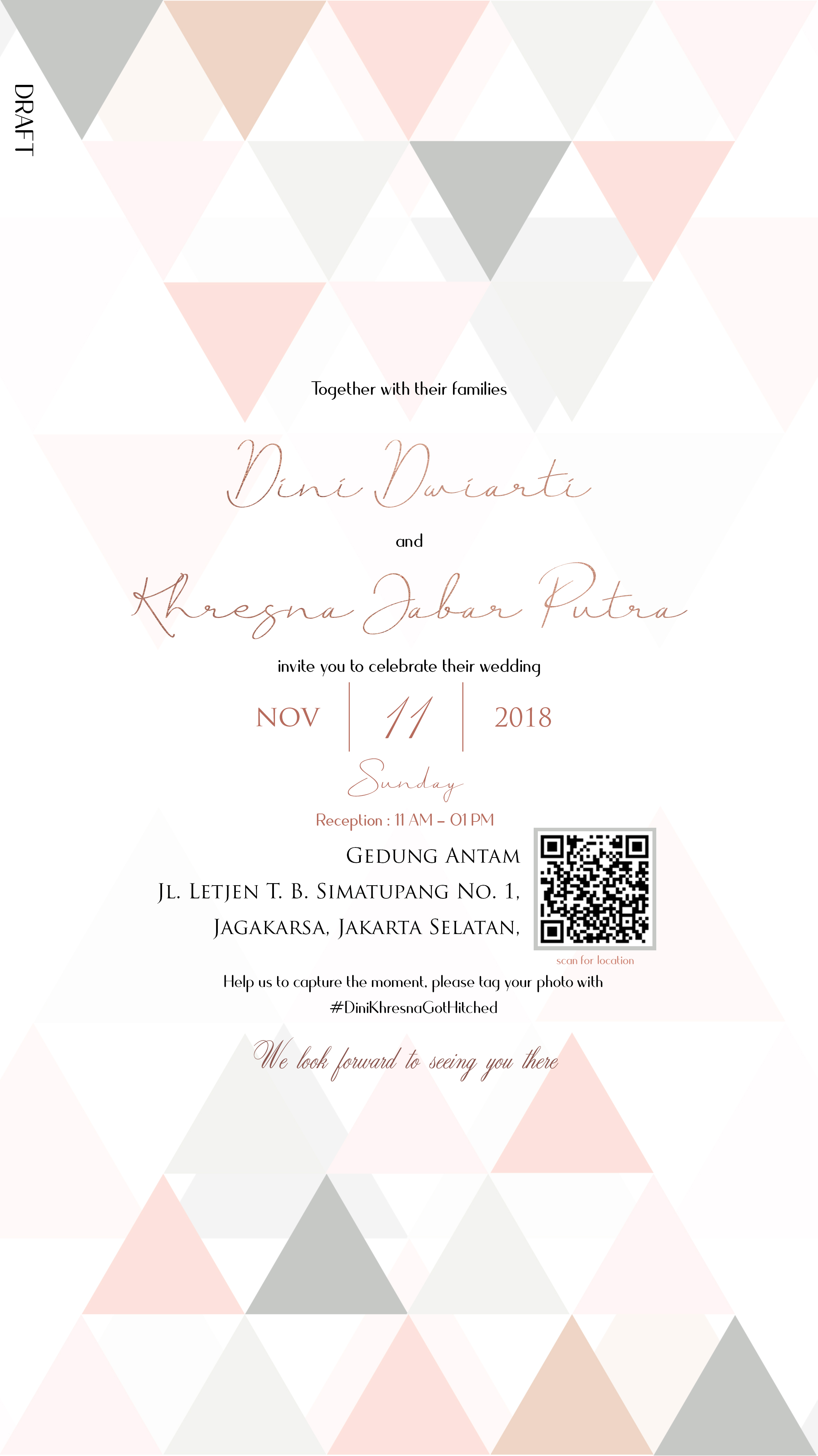 Static Digital Invitation by Zekabila | Bridestory.com