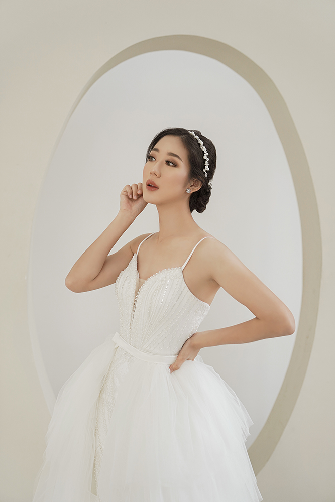 2 ways intimate wedding gown | Stephani Janet Bridal & Couture | Bridestory