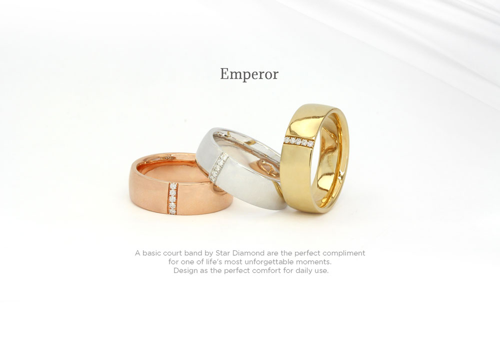Emperor Wedding Band | Star Diamond | Bridestory
