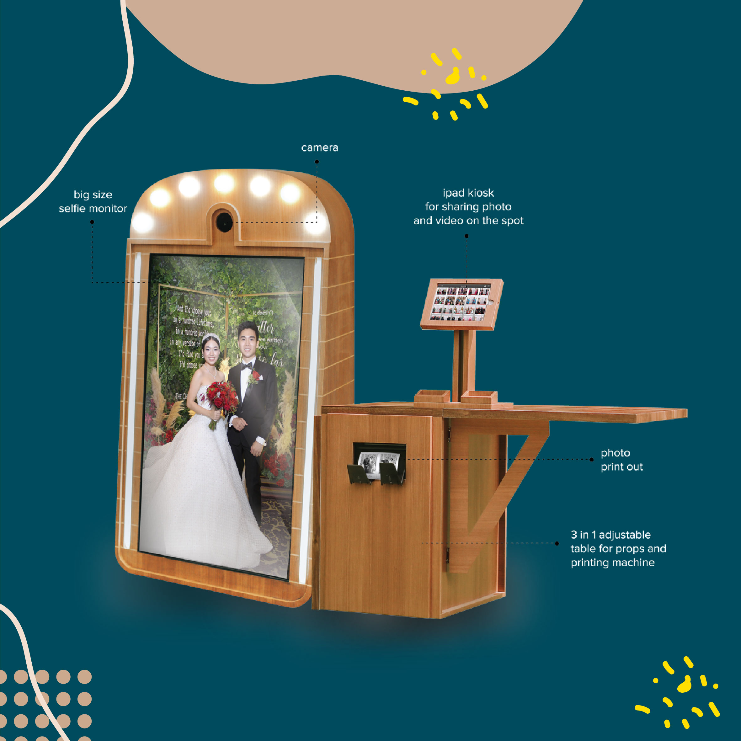 Mega Booth ( 3 Hours Unlimited Print ) by 83photostudio | Bridestory Store