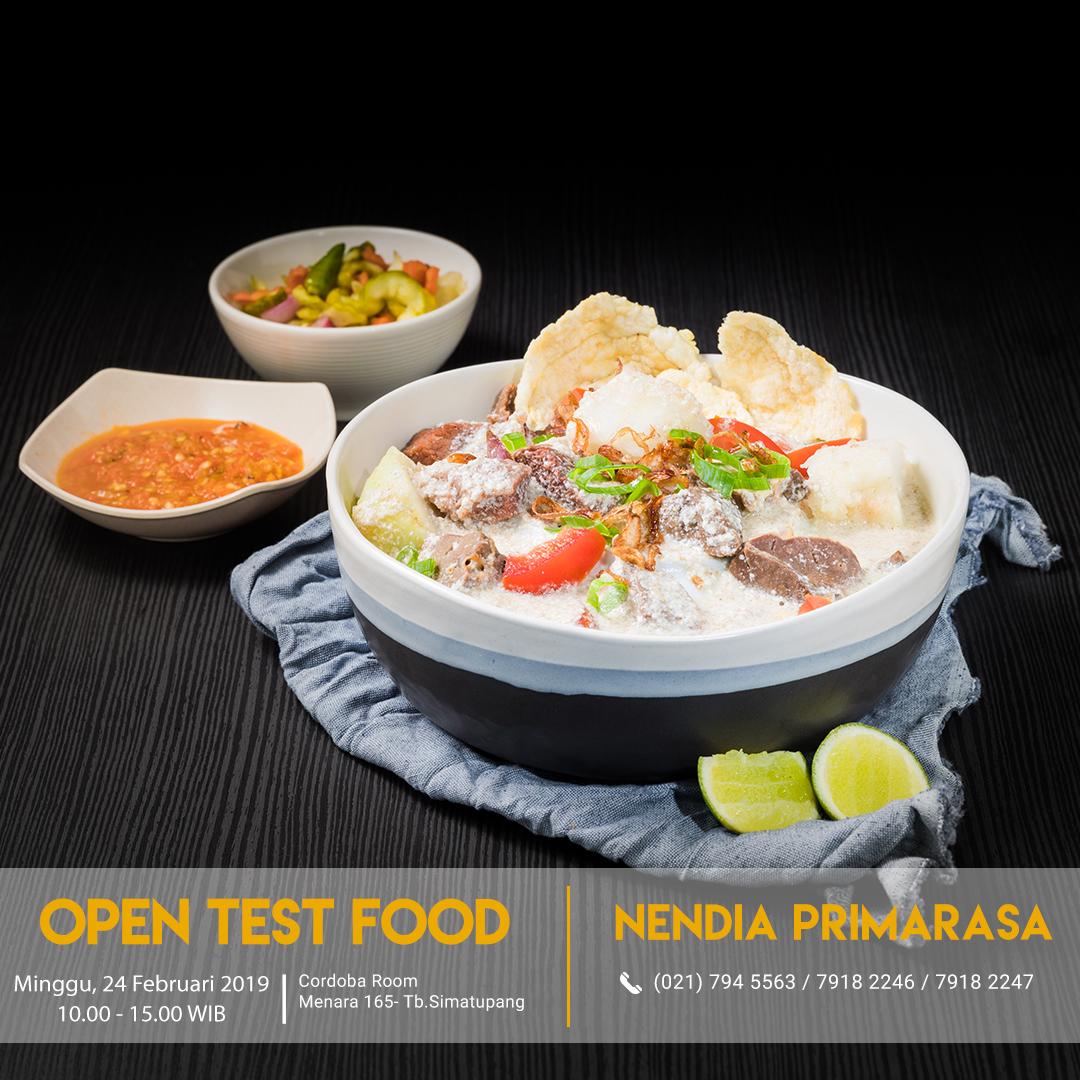 Jadwal Test Food | Nendia Primarasa Catering | Bridestory