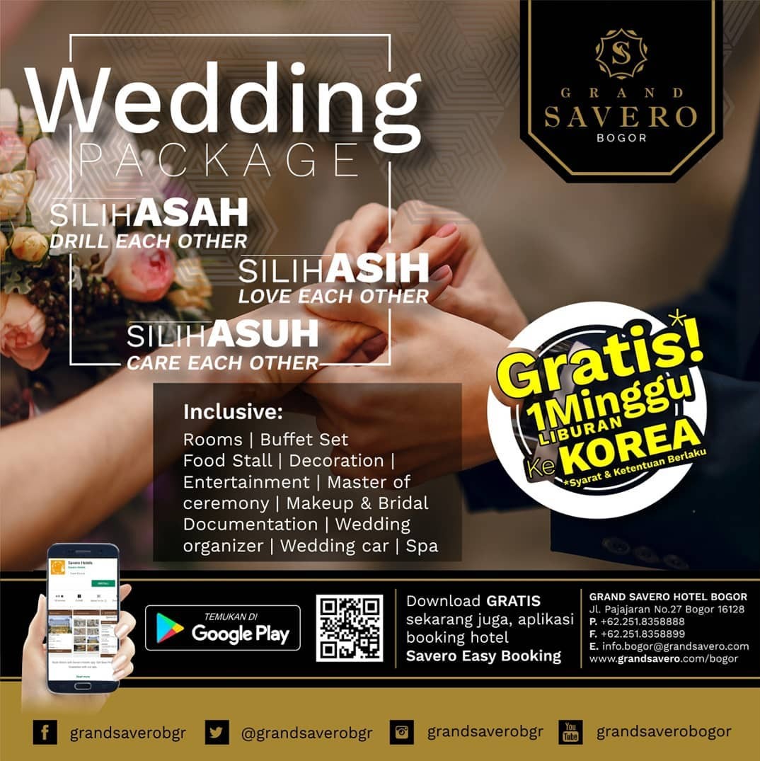 Wedding FLYER | SAVERO WEDDING BOGOR | Bridestory