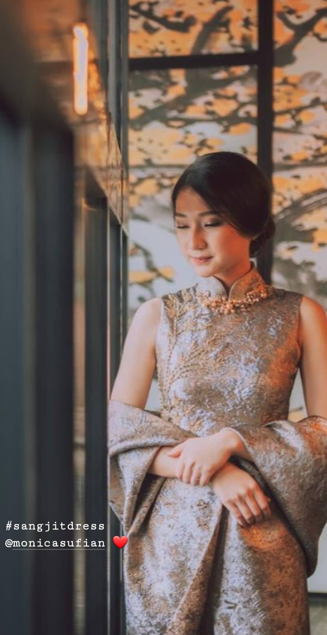 sangjit dress | Vivi Valencia | Bridestory