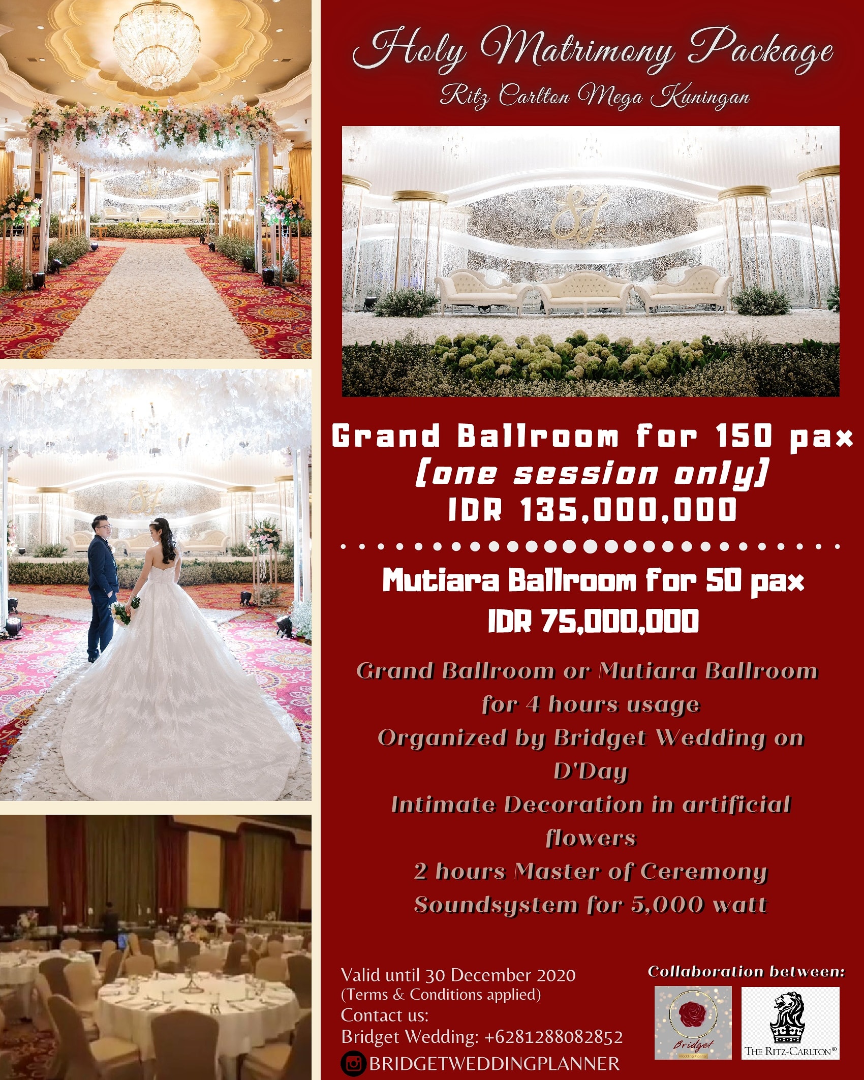 Holy Matrimony Or Akad Nikah Package | Bridget Wedding Planner | Bridestory