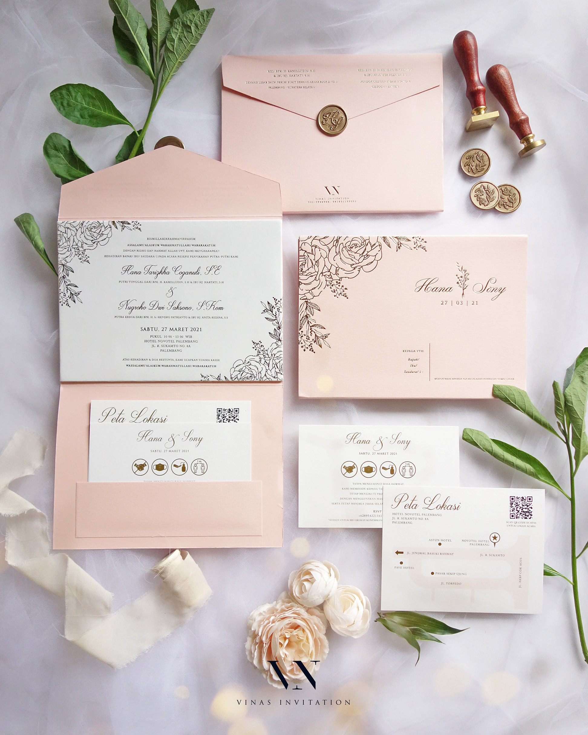 Hana And Sony | Vinas Invitation | Bridestory