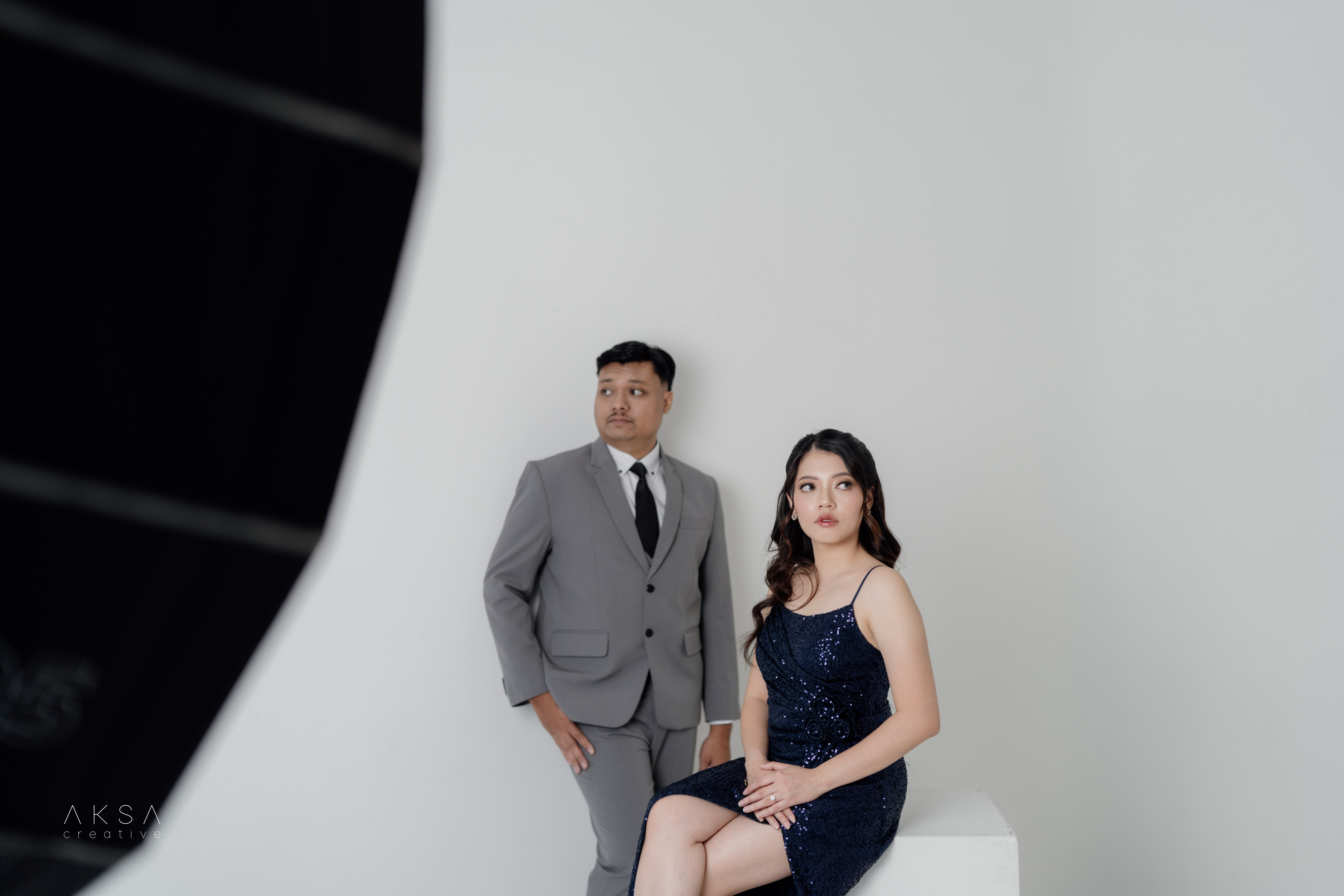 Katharina & Kevin Prewedding Studio & Street Session in Jakarta Part 1 | AKSA Creative | Bridestory