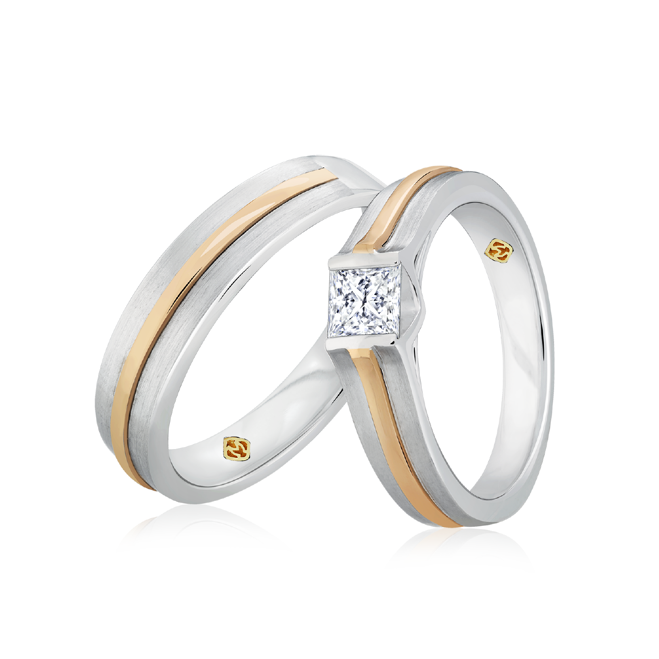 DP TIMELESS WEDDING RING FORGET ME NOT (1 PAIR) oleh Mondial ...