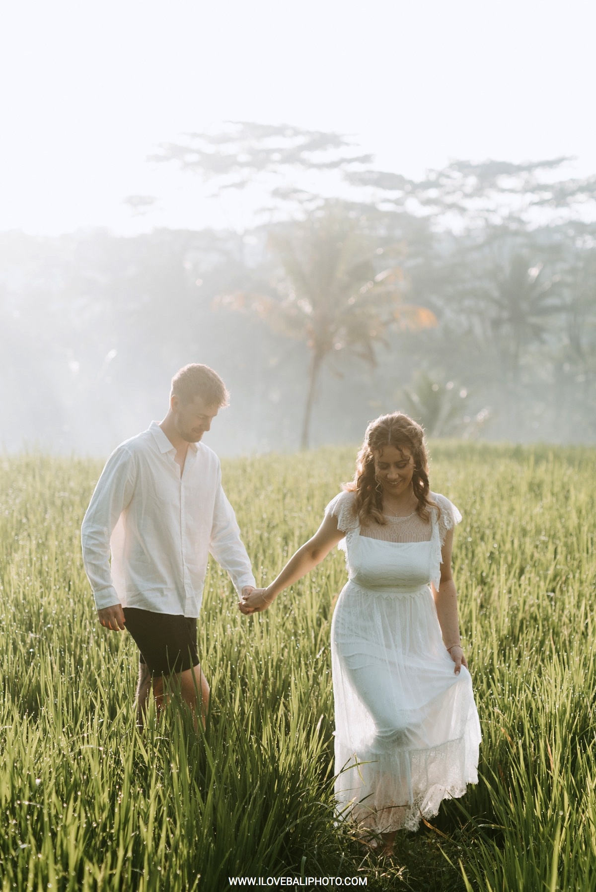 Olivia & Fraser - Bali Wedding - Tibumana Waterfall by I Love Bali Photography | Bridestory.com