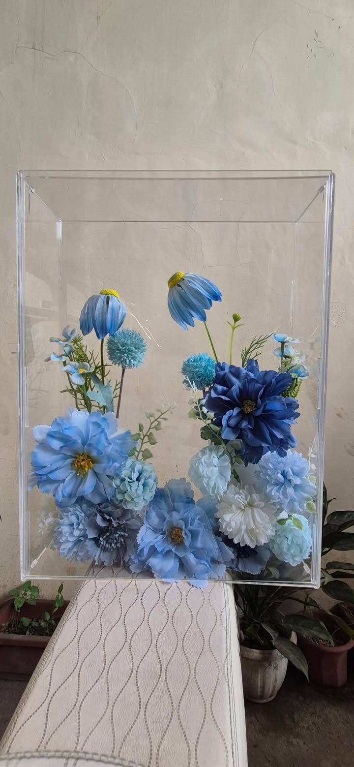 Mahar nikah akrilik 3D rangkaian bunga FREE tambah by Sakinah Rustic ...