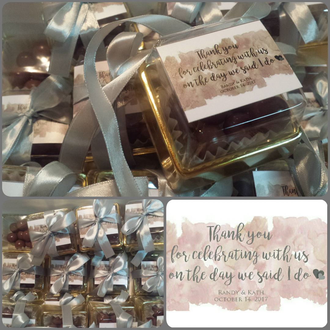 Personalized Tokens For Your Guests by Megabites Chocolate | Bridestory.com