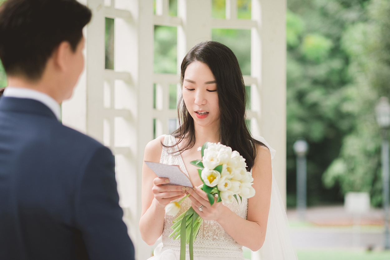 Solemnisation Wedding Ceremony (Soo & Jacob) at Botanic Gardens ...