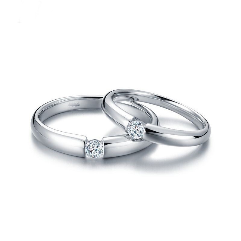TIARIA Sunshine Diamond Wedding Ring Perhiasan Cincin Nikah Berlian ...