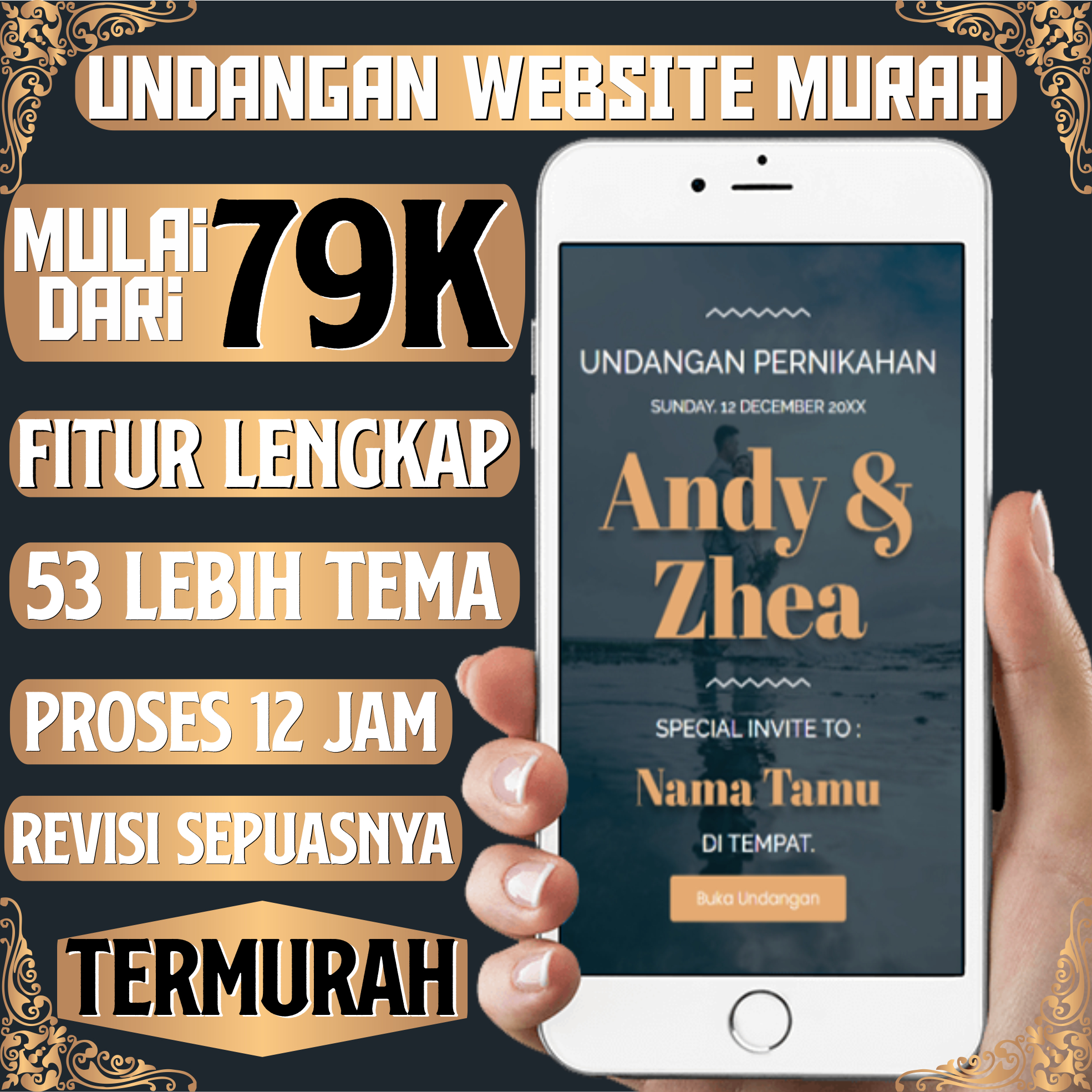 UNDANGAN DIGITAL WEBSITE | UNDANGAN DIGITAL | Bridestory