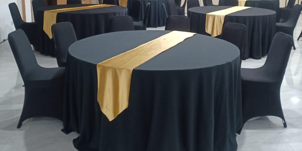 Sewa Meja Bulat Dengan Berbagai Jenis Cover Cantik by Bintang Sarana ...