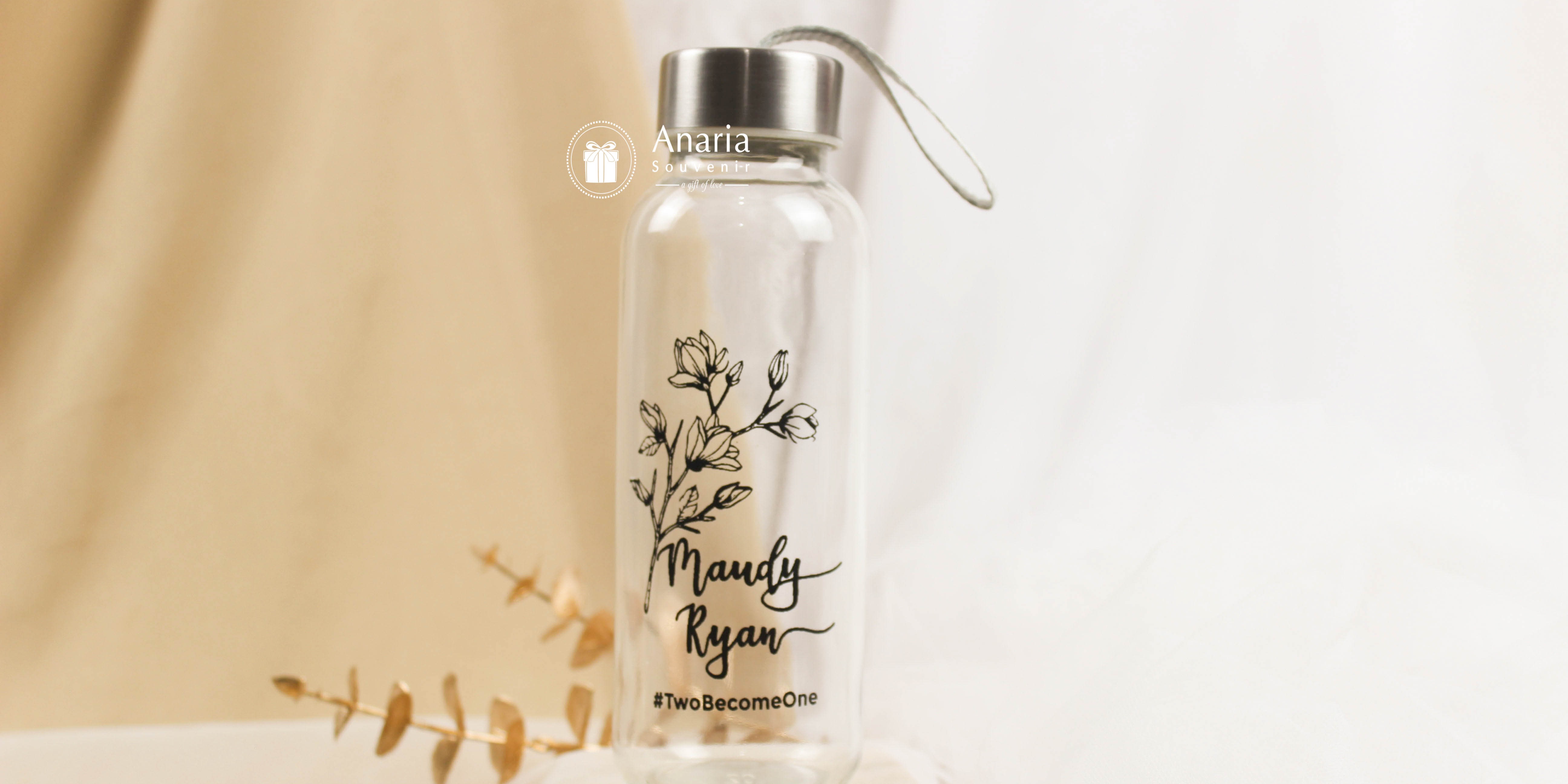 Water Bottle 300ml | Souvenir Pernikahan Wedding Gift oleh Anaria ...