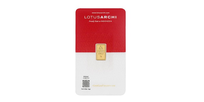 Logam Mulia Lotus Archi Merah Putih 1 gr by Lotus Archi Gold ...