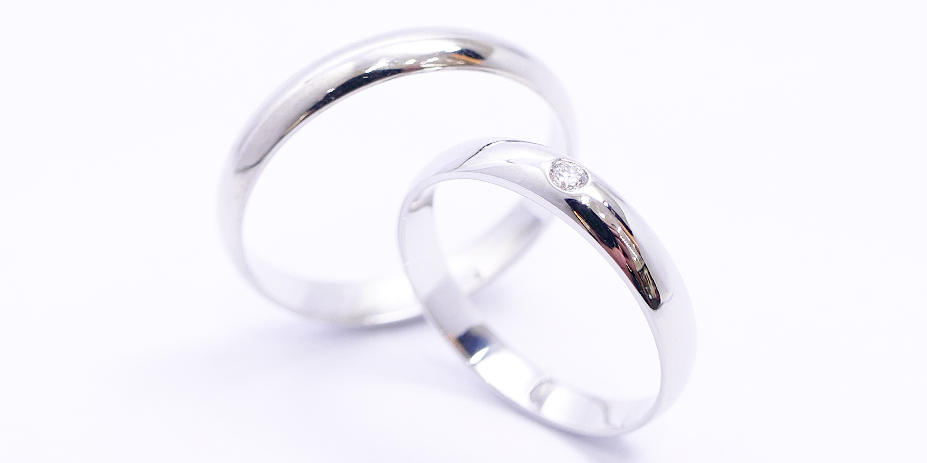 Wedding Ring Diamond DQYB1-007 oleh Dominique Jewellery | Bridestory Store