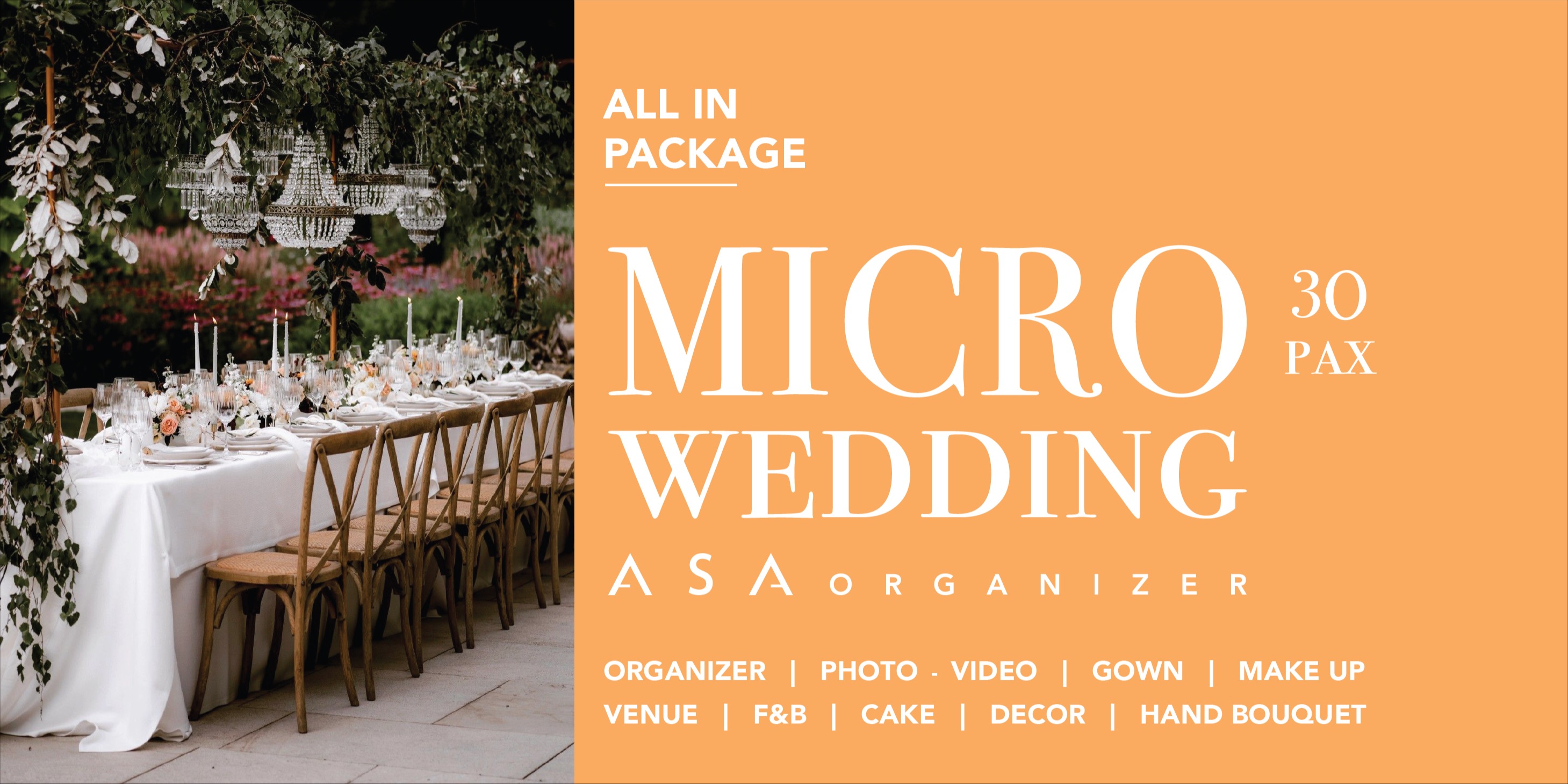 MICRO WEDDING 30 PAX Oleh ASA Organizer Bridestory Store micro-wedding-30-pax-oleh-asa-organizer-bridestory-store