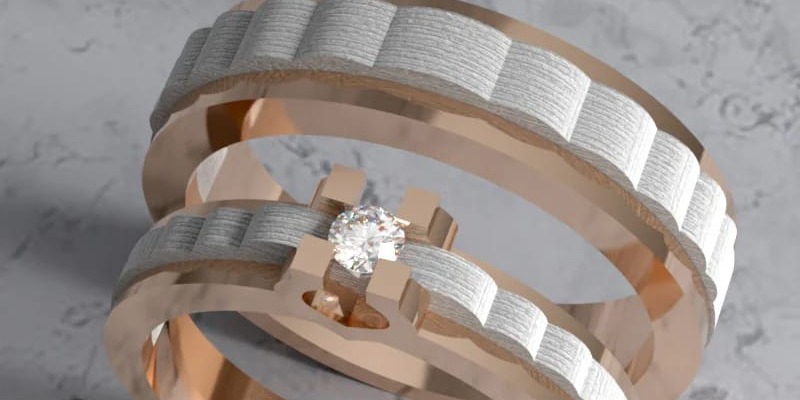 Cincin Nikah Berlian – Wedding Diamond Ring – WR AK05 by Kimfook ...