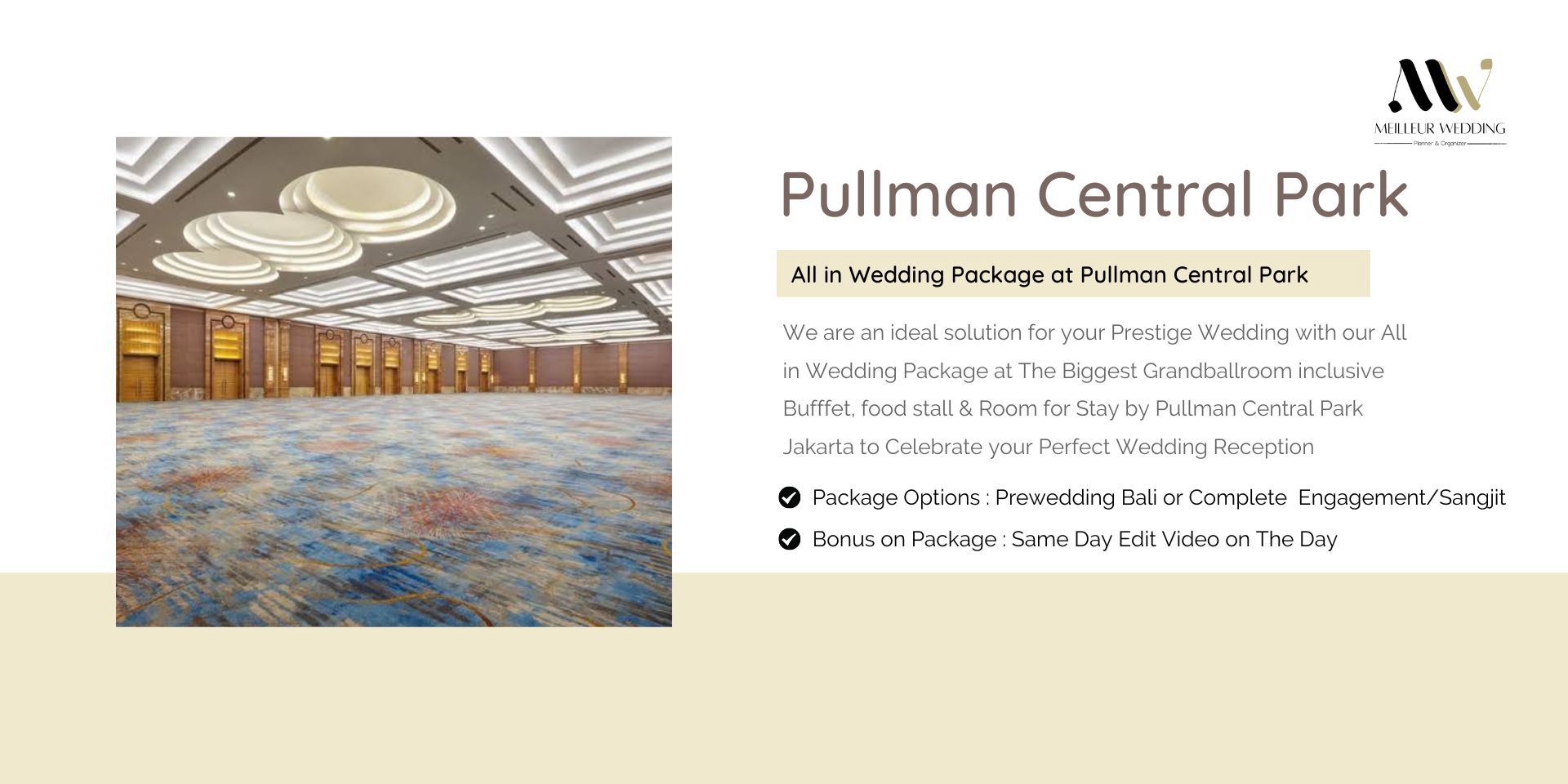 Pullman CP All in 250 pax oleh Meilleur | Bridestory Store