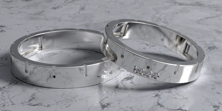 Cincin Nikah Berlian – Wedding Diamond Ring CKW2305.001 oleh Kimfook ...