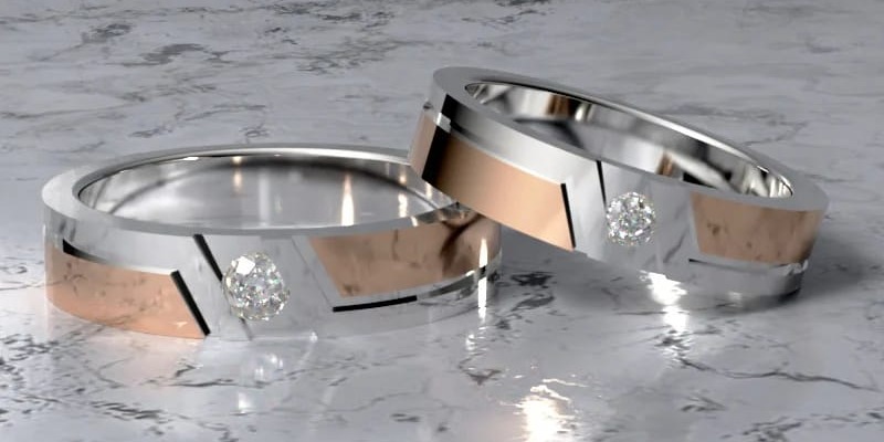 Cincin Nikah Berlian – Wedding Diamond Ring – WRAK03 oleh Kimfook ...