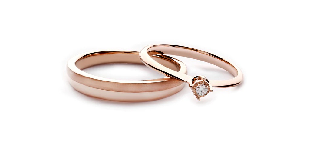 Elmo Gold & Selena Diamond Ring - Wedding Ring oleh Lino and Sons ...