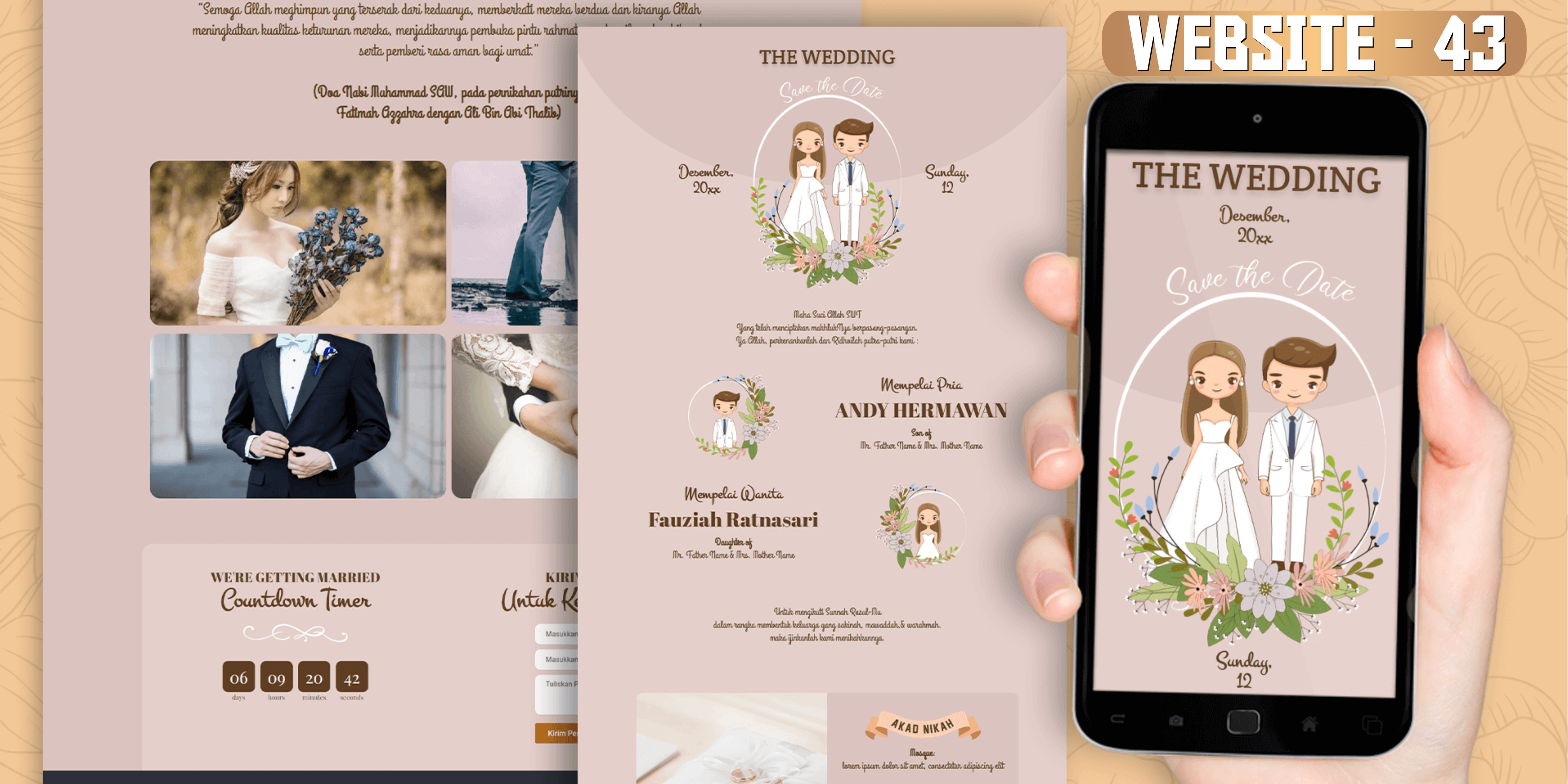 UNDANGAN DIGITAL PERNIKAHAN - UNDANGAN WEBSITE - UNDANGAN ONLINE 43 by ...