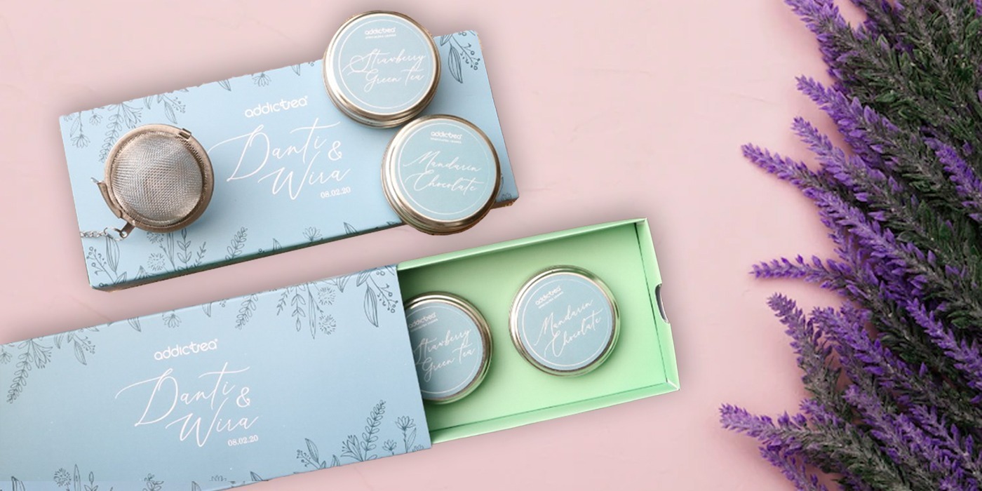 Addictea Souvenir Wedding Artisan Tea - Souvenir Soft Box 2 Tea by ...