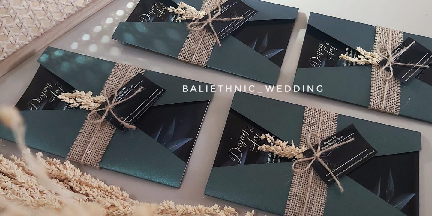 Undangan Pernikahan Rusric SC32 by baliethnic_wedding | Bridestory Store