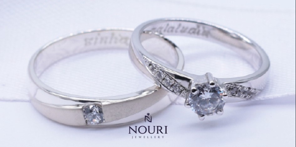 Cincin Nikah Malang - Cincin Kawin Emas Putih - Cincin Nikah Custom ...