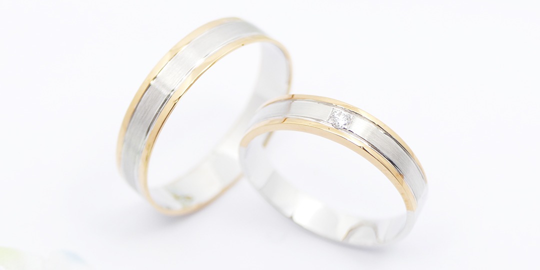 Wedding Ring Diamond DQYB2-001 oleh Dominique Jewellery | Bridestory Store