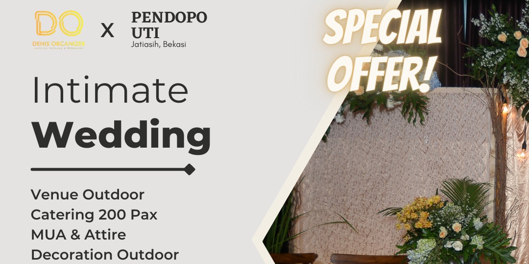 Intimate Wedding Package 200 Pax - Pendopo Uti, Jatiasih oleh Denis ...