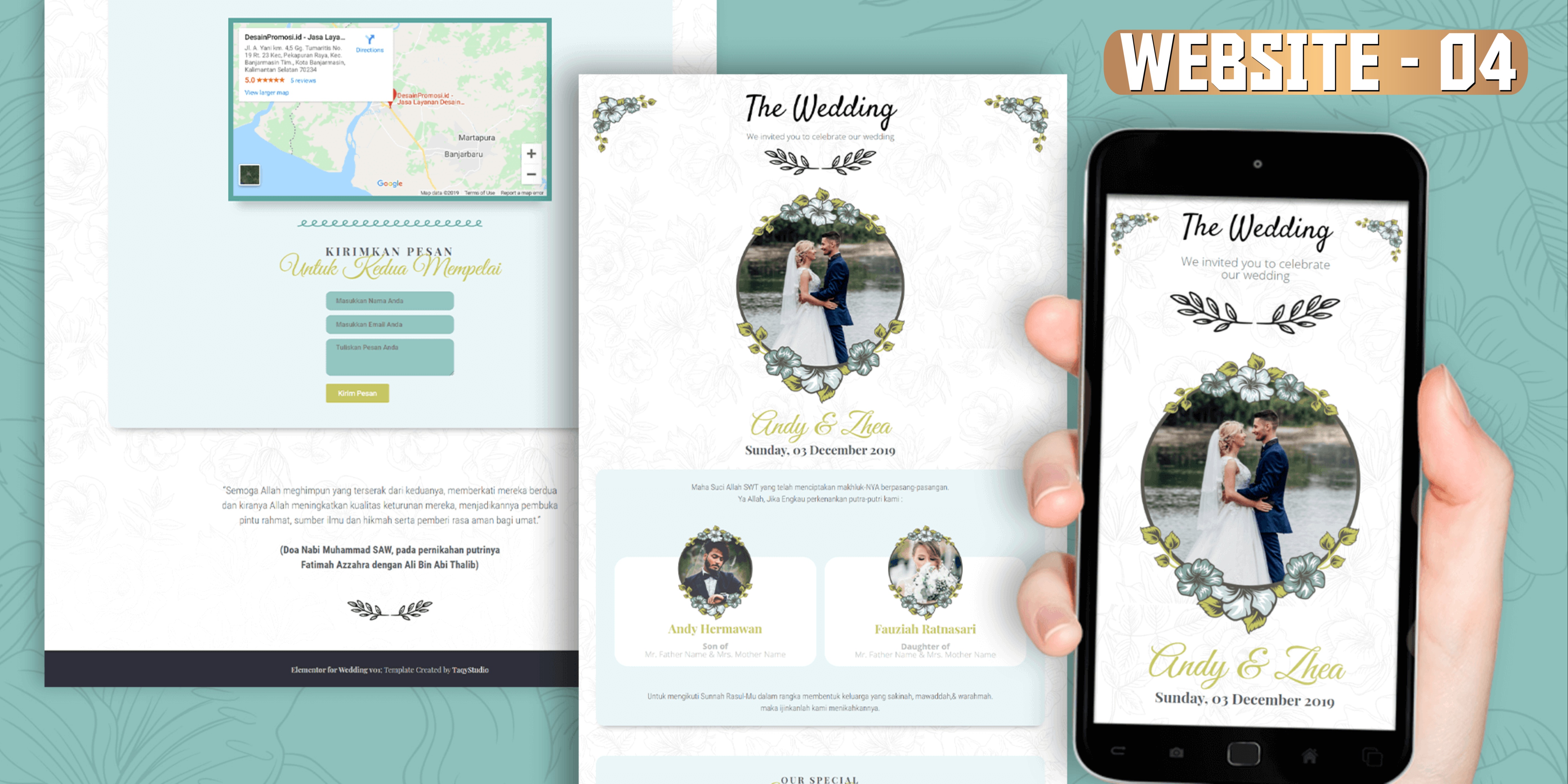 UNDANGAN DIGITAL PERNIKAHAN - UNDANGAN WEBSITE - UNDANGAN ONLINE 04 by ...