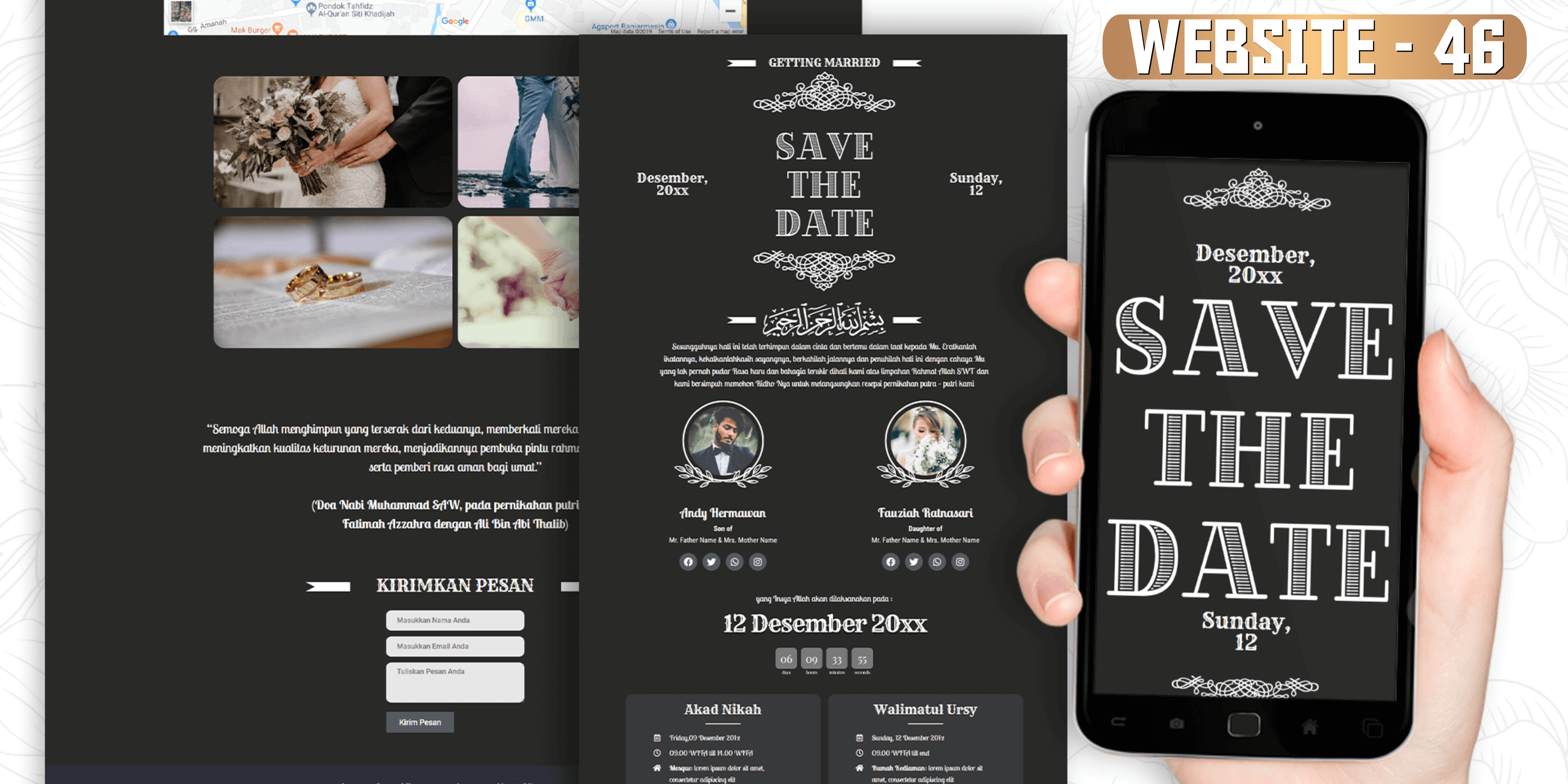 UNDANGAN DIGITAL PERNIKAHAN - UNDANGAN WEBSITE - UNDANGAN ONLINE 46 ...