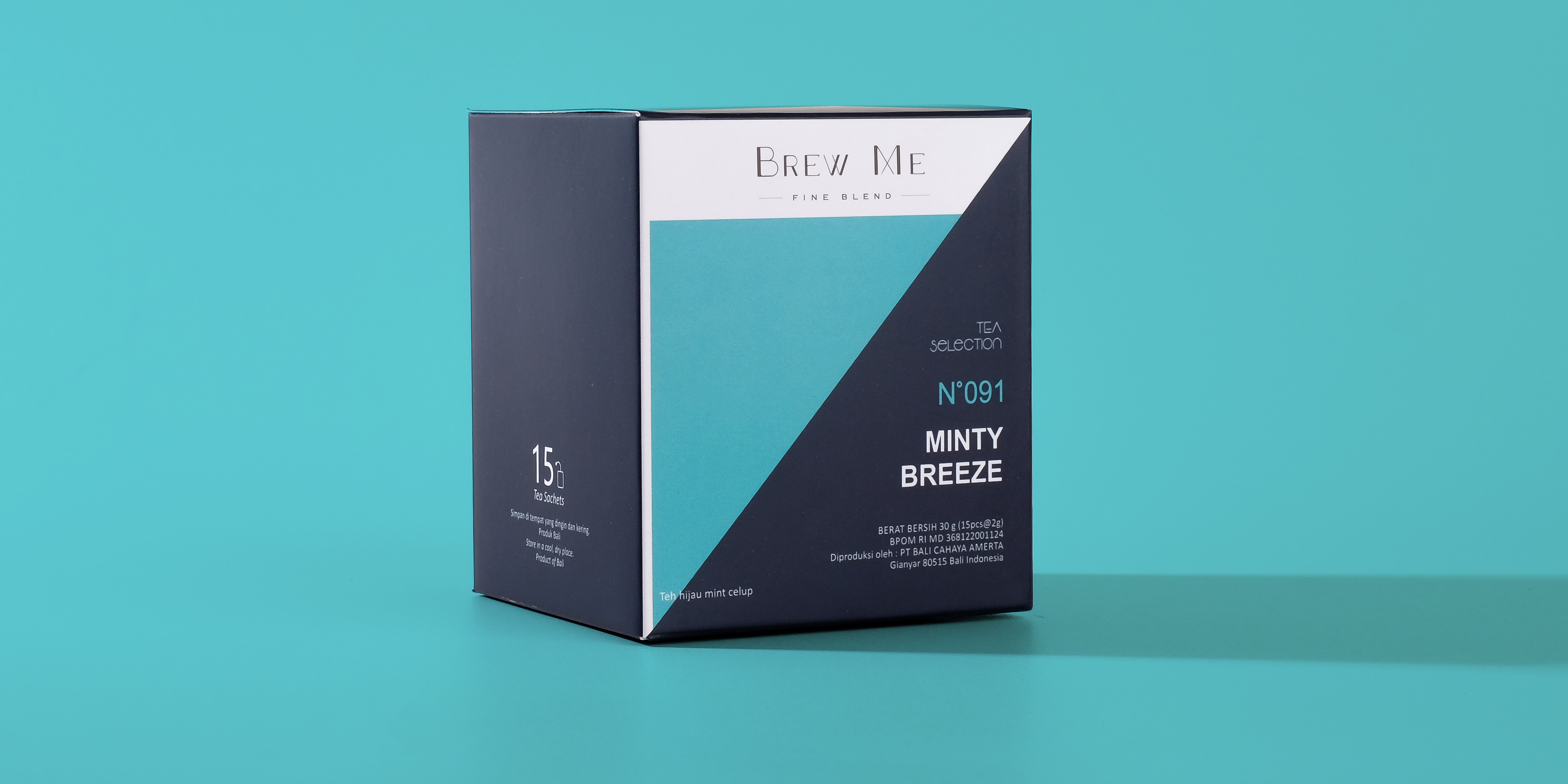 Brew Me Minty Breeze Tea Bag Box by Brew Me Tea | Bridestory Store