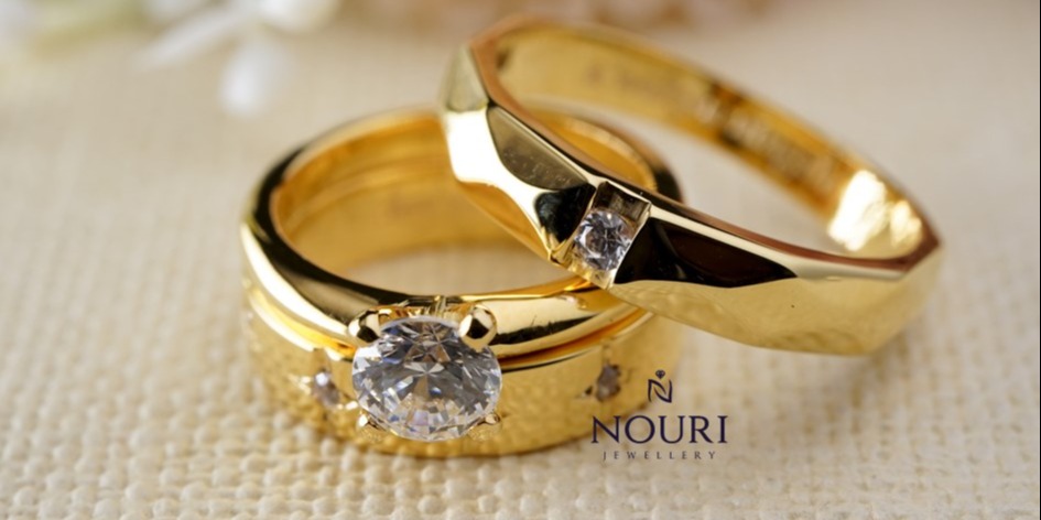 Cincin Lamaran Custom - Cincin Kawin Palladium - Cincin Palladium oleh Nouri Jewellery ...