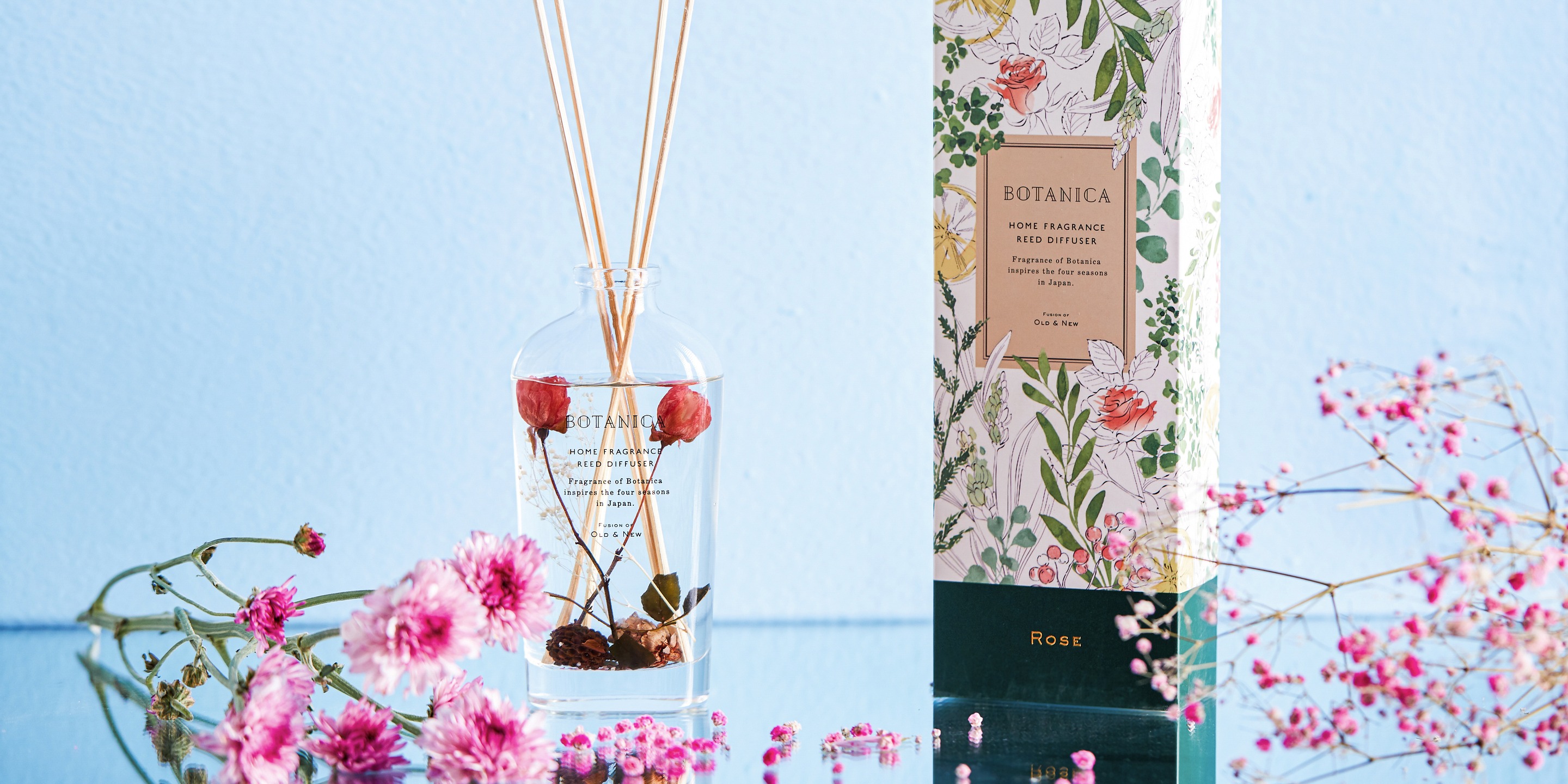 Reed Diffuser Botanica Fragrance Fleur Rose Souvenir Hampers Gift by ...