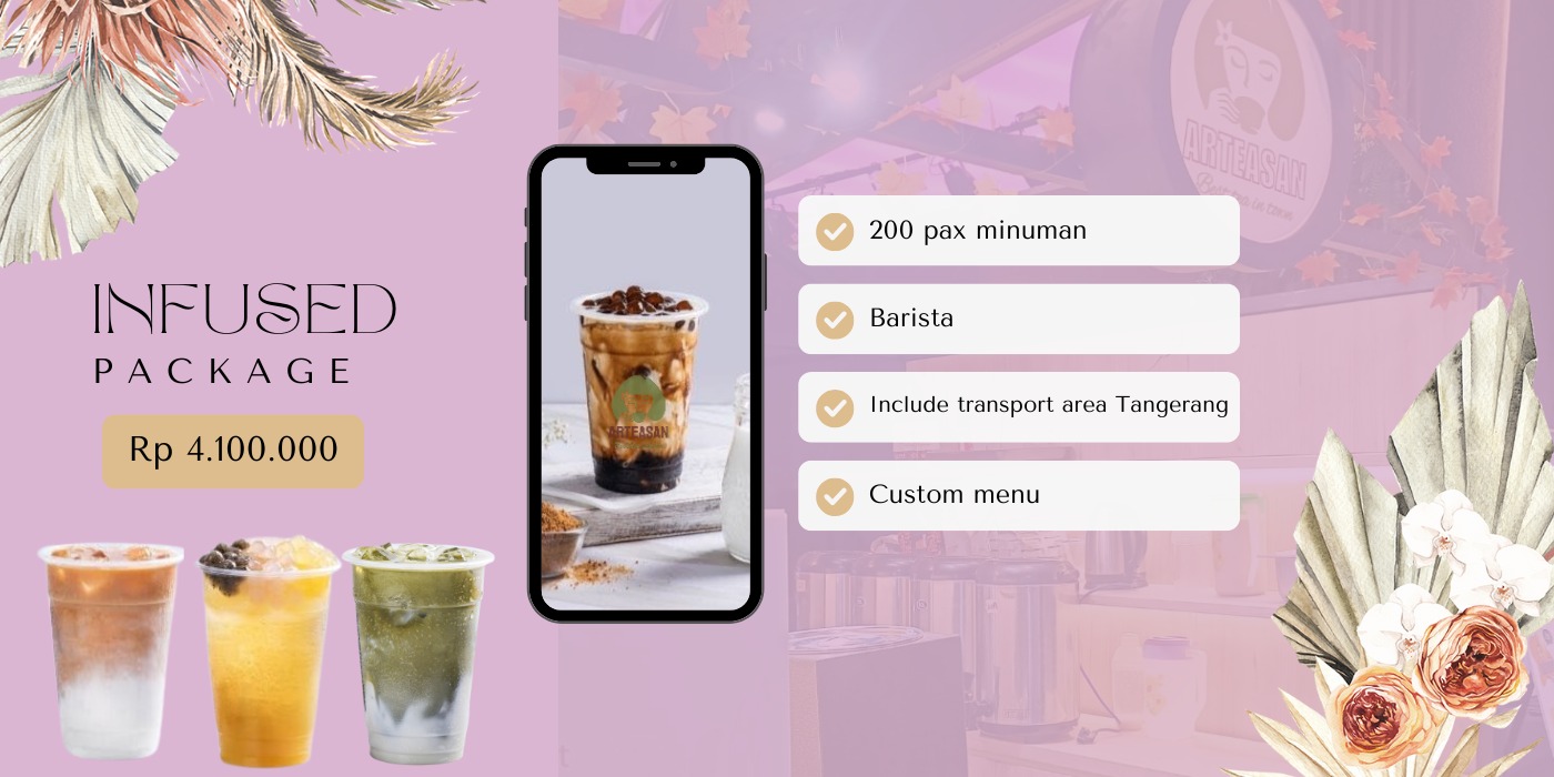 Infused Package - Arteasan Beverage Booth oleh Arteasan Indonesia ...